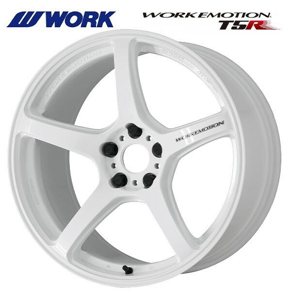 【新品ホイール1本】■ホイールWORK EMOTION T5R(ワーク エモーション T5R)■カラーICWアイスホワイト■サイズ{37}インチ {38}J 17×7 +43 5/114.3 ■検索ワード17インチ 7J 5穴 PCD114...