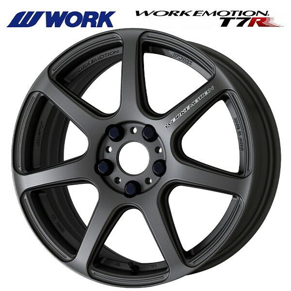 【新品ホイール1本】■ホイールWORK EMOTION T7R(ワーク エモーション T7R)■カラーMGMマットカーボン■サイズ{37}インチ {38}J 18×7.5 +47 5/114.3 ■検索ワード18インチ 7.5J 5穴 PC...