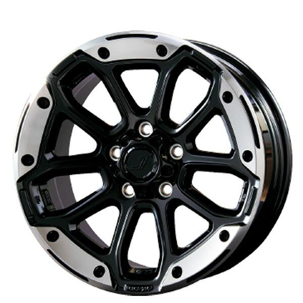 【新品ホイール1本】■ホイールJEPPESEN MJCR-216(ジェップセン MJCR216)■カラーDMC/グロスブラック■サイズ{37}インチ {38}J 16×7.5 +33 5/114.3 73.1■検索ワード16インチ 7.5J...