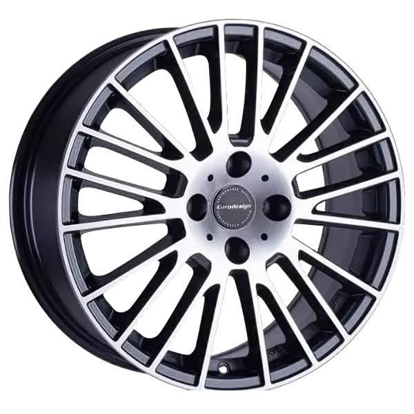 【新品ホイール1本】■ホイールABESHOKAI EURODESIGN CALWER(阿部商会 ユーロデザイン カルヴァー)■カラーガンメタリック＋ポリッシュ■サイズ{37}インチ {38}J 16×6.5 +32 4/108 65.1■検...