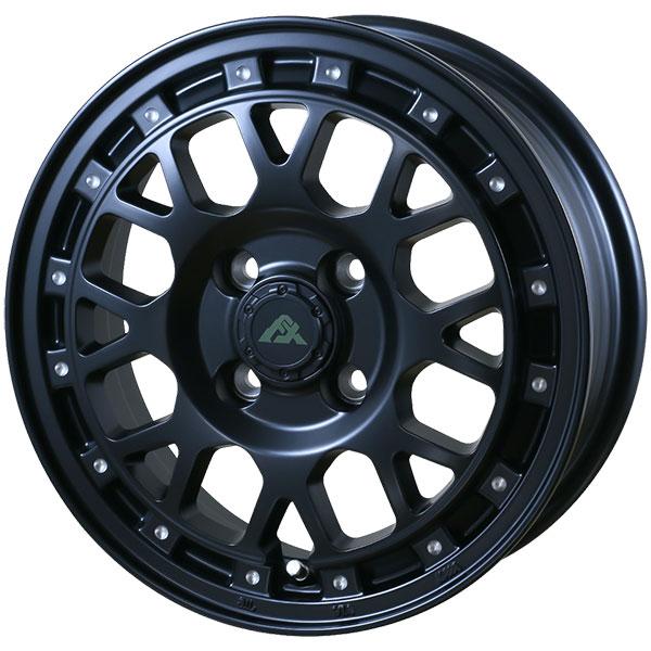 【新品ホイール1本】■ホイールDOALL FENICE XC8(ドゥオール フェニーチェ XC8)■カラーマットブラックミルド■サイズ{37}インチ {38}J 12×4 +42 4/100 ■検索ワード12インチ 4J 4穴 PCD100...