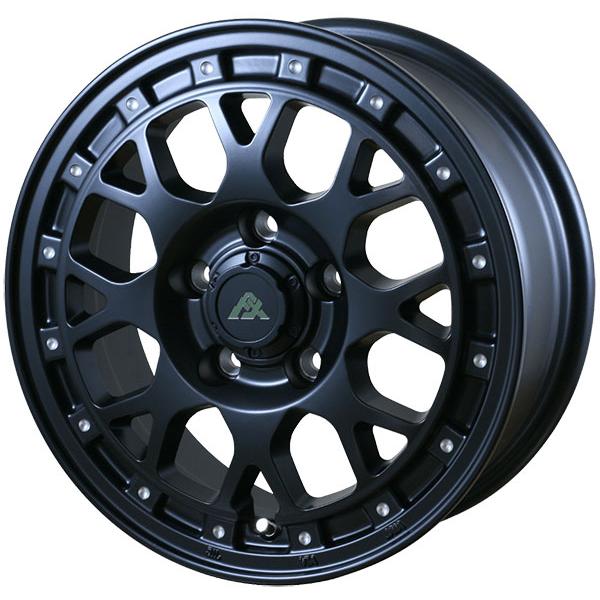 【新品ホイール1本】■ホイールDOALL FENICE XC8(ドゥオール フェニーチェ XC8)■カラーマットブラックミルド■サイズ{37}インチ {38}J 15×6 +40 5/114.3 ■検索ワード15インチ 6J 5穴 PCD1...