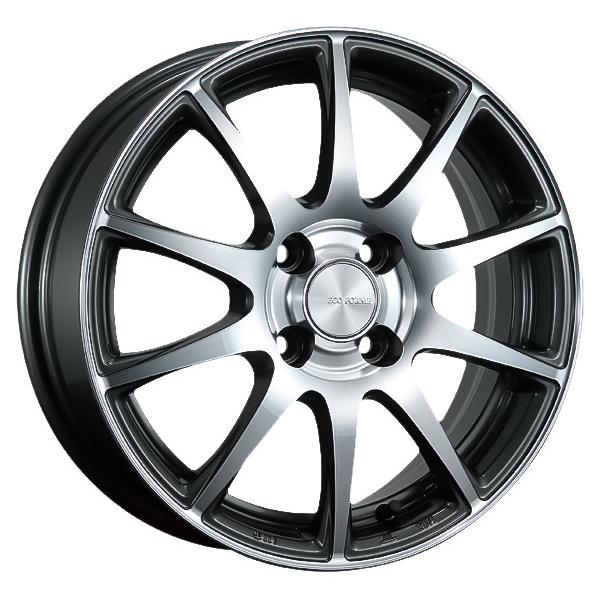 【新品ホイール1本】■ホイールBRIDGESTONE ECO FORME CRS23(ブリヂストン エコフォルム CRS23)■カラーGM/Nガンメタリック塗装後表面切削■サイズ{37}インチ {38}J 14×4.5 +45 4/100 ...