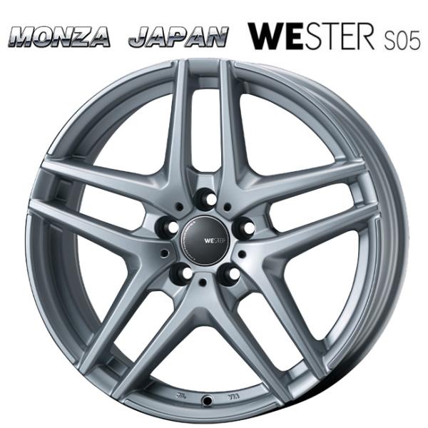 【新品ホイール1本】■ホイールJapanSANYO WESTER S05(ジャパン三陽 ウェスター S05)■カラーシルバー■サイズ{37}インチ {38}J 15×5.5 +40 5/112 57.1■検索ワード15インチ 5.5J 5穴...