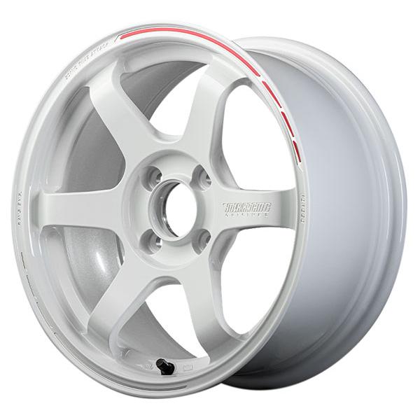 【新品ホイール1本】■ホイールRAYS VOLK RACING TE37SONIC TIME ATTACK EDITION(レイズ ボルクレーシング TE37ソニック タイムアタックエディション)■カラーWRホワイト/REDOT■サイズ{3...