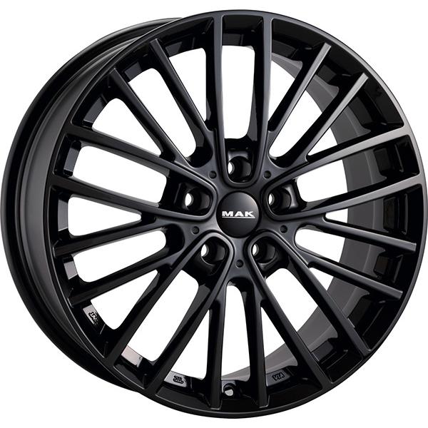 【新品ホイール1本】■ホイールABESHOKAI MAK CHELSE(阿部商会 マック チェルシー #)■カラーグロスブラック■サイズ{37}インチ {38}J 17×7.5 +42 5/112 66.6■検索ワード17インチ 7.5J ...