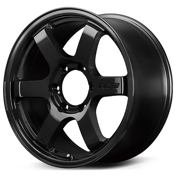 【新品ホイール1本】■ホイールRAYS RS 57DR-X(レイズ RS 57DRX #)■カラーBXZグロッシーブラック■サイズ{37}インチ {38}J 18×8.5 +52ナット付属 6/139.7 112■検索ワード18インチ 8J...