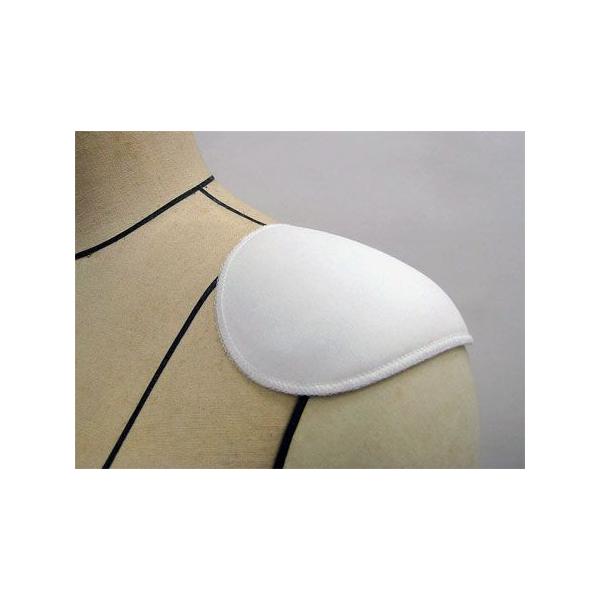 ストレッチ布で包まれた肩パットです。