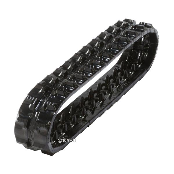 商品写真のラグパターン（山の形）は弊社商品の代表的な物を載せておりますので、実際の商品と違う場合がございます。お問い合わせください横幅*ピッチ*リンク数100*60*28(100×60×28)エンドレス製法で高耐久なゴムクローラ。ゴムクロー...