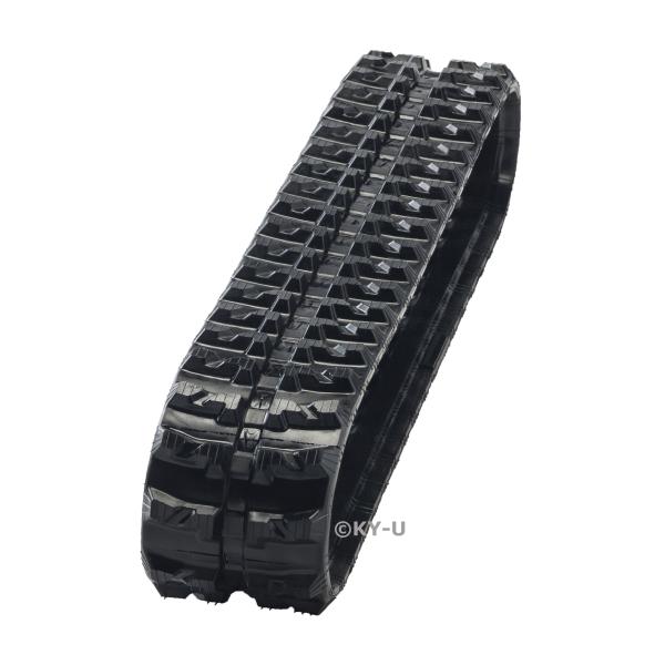 商品写真のラグパターン（山の形）は弊社商品の代表的な物を載せておりますので、実際の商品と違う場合がございます。お問い合わせください横幅*ピッチ*リンク数230*72*42(230×72×42)エンドレス製法で高耐久なゴムクローラ。ゴムクロー...