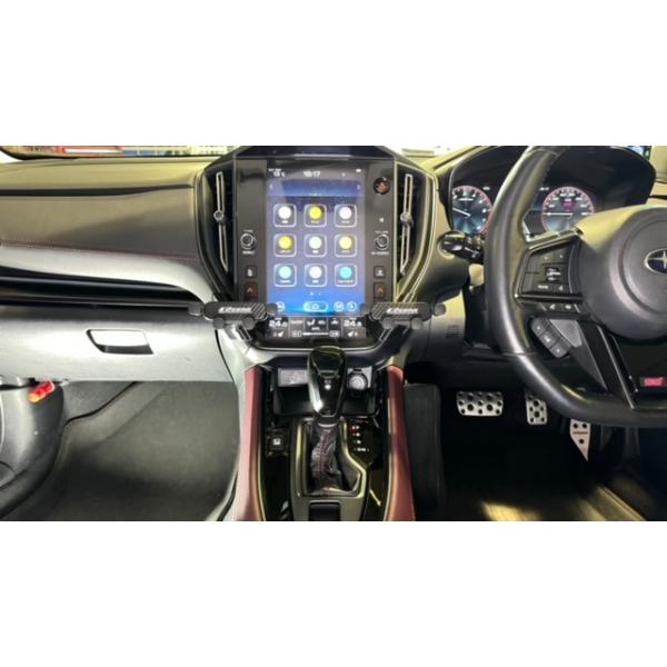 K2GEARオリジナル：スマホ・ホルダーB type左右セット●本製品の特長車種別専用設計した可変軸式ベース・ブラケットに片手操作で上から差し込むだけで「シュっ」と固定できる市販品の重力式ホルダーを標準セットとしています。※注意※ベースブラ...