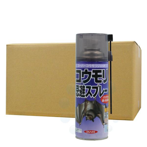 【商品名】コウモリ忌避スプレー　スーパーコウモリジェット【内容量】420ml×24本【主成分】天然ハッカ油【剤　型】エアゾール