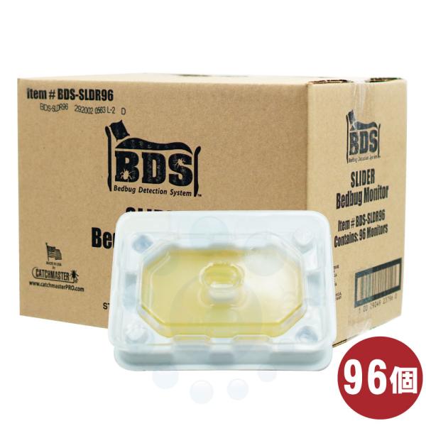 【商品名】トコジラミ調査トラップ ベッドバグスライダー BDS【内容量】96個セット【サイズ】幅51×長さ70×高さ16mm【重　量】約10g【対象害虫】トコジラミ【生産国】アメリカ製【単品JAN】4582309516063【商品特長】◆ト...