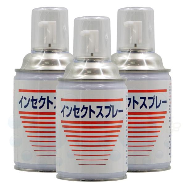 【商品名】ニューパルサー用　インセクトスプレー【内容量】3000回噴射（15分間隔・24時間連続作動で約1ヶ月使用可能）×3本【有効成分】フタルスリン（ピレスロイド系）【用　途】飛翔昆虫の侵入防止【販売元】株式会社イーライフ【商品特長】◆自...