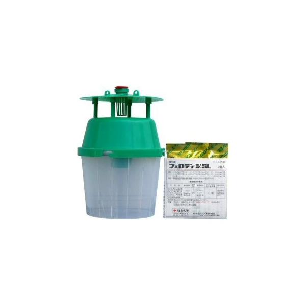 【商品名】フェロディンＳＬ（トラップ1個＋薬剤2包/セット）【有効成分】リトルア【性状】赤褐色中空円筒様弾性物質【人畜毒性】普通物【対象害虫】ハスモンヨトウ（雄成虫）【対象場所】いも類、豆類、なす科、レタス、蓮根、ニンジン、ねぎ類などの害虫...