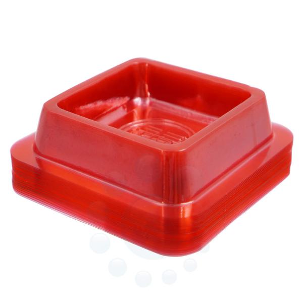 【商品名】ラットレイBT【内容量】20枚【サイズ】W140×H20×D140mm【材質】プラスチック(透明赤色)【販売元】株式会社イーライフ【商品特長】◆殺鼠剤を安全に配置する毒餌皿です。◆プラスチック製のため、濡れた場所にも配置可能です。...