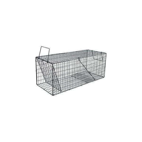 【商品名】スーパー捕獲器（LL）ブラック【サイズ】約W30.0×D76.0×H30.0cm／閉扉時、D約60cm【販売元】株式会社コンパル【商品特長】◆開口30cmの幅で比較的大きな小動物まで捕獲できます。◆壁面（穴）・ケモノ道に直接設置で...