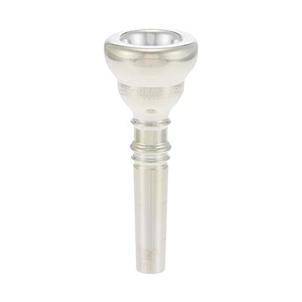 豊かで透んだ音。ヴィンセント・バックが好んだリムの形。コルネットは#24 バックボア直径 16.2mmカップの深さ D 深いリムの厚さ MW 中位。角は立っていない。