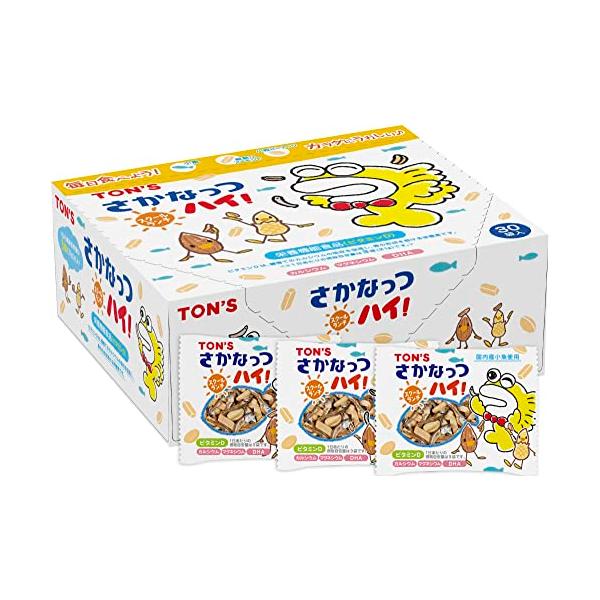 原材料:落花生アメリカ合衆国、味付けいわし乾燥いわし、砂糖、ごま、ドコサヘキサエン酸含有精製油脂、水あめ、アーモンド、植物油脂、食塩／添加物:トレハロース、ビタミンD商品サイズ高さx奥行x幅:8cm×18cm×21cm