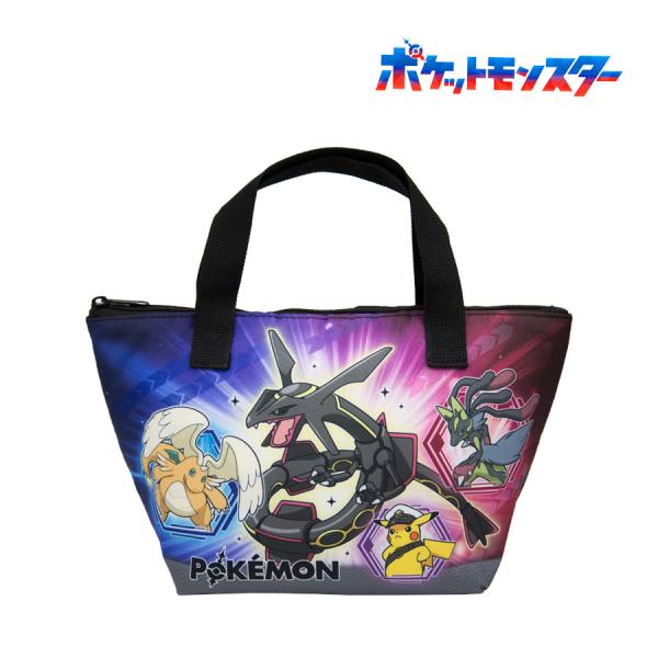 ※メール便の場合は【商品1点につき送料200円】です。お間違いのないようご注意ください。※人気キャラクターポケットモンスター（レックウザ・メガルカリオ・メガカイリュー・キャプテンピカチュウ）がかっこいいランチトートです。保冷仕様で内部に保冷...