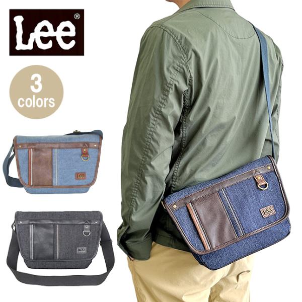 性別・世代を問わず人気のブランド「リー」から、デニム×合皮「symbole」シリーズ新登場。かっこよく持てるかぶせショルダーバッグ。お洒落で機能的、必要な荷物が収納出来るサイズ。使いやすいポケットも充実、お散歩や、お買い物にも便利です。サイ...