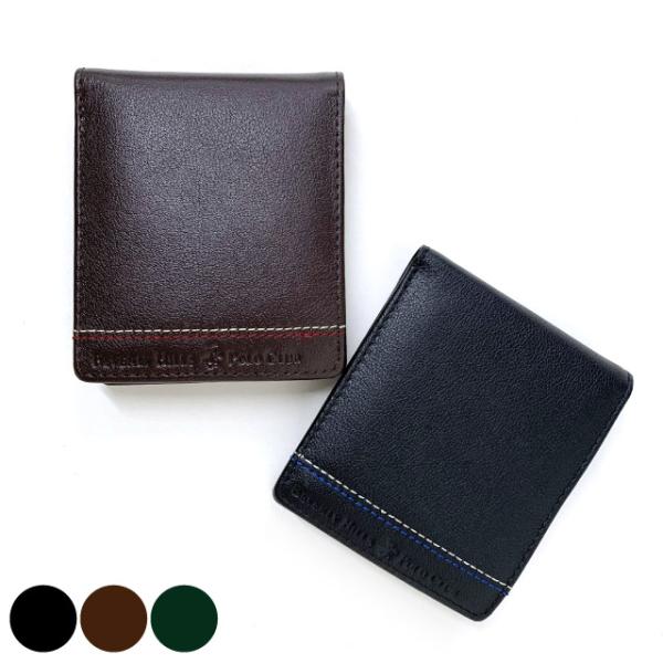 【無料ラッピング袋】二つ折り財布 メンズ BEVERLY HILLS POLO CLUB TEX-3 二つ折り財布 61b402 財布 レザー 革 men's 男性 父 おじいちゃん プレゼント ブランド 人気 ブラック 黒 茶 ギフト 父...
