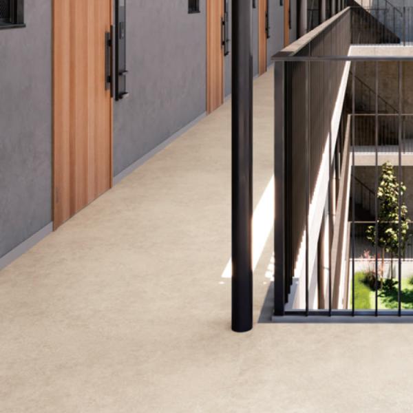 サンゲツ 長尺シート（防滑性ビニル床シート）ノンスキッド　オーバーモルタルサンゲツ / sangetsu日本製■規格：180cm巾■全厚：2.0mm■重量：4.8kg/m■梱包：1ロール（9m迄）＜ご注意＞1ｍ以上10cm単位（切売り）での...