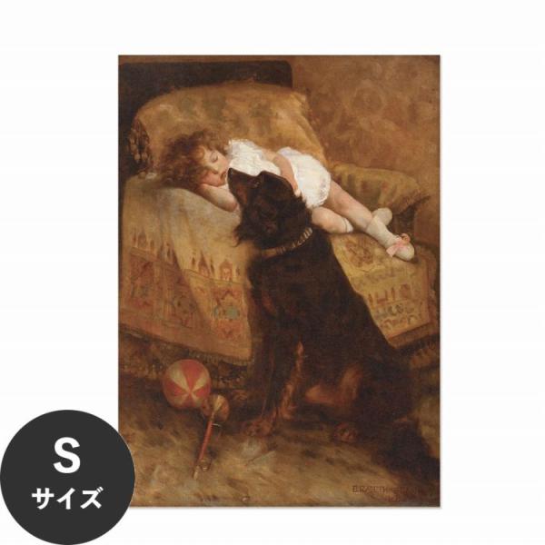 世界中の美術・芸術作品の中から厳選したデザインをアートポスターにしました！賃貸OK◎ 水に浸すだけで貼れて剥がせる、画鋲やテープ跡を気にせずポスターが楽しめます。■エリザベス・ストロング作「眠る子どもと犬」▼サイズ約32cm x 45cm▼...