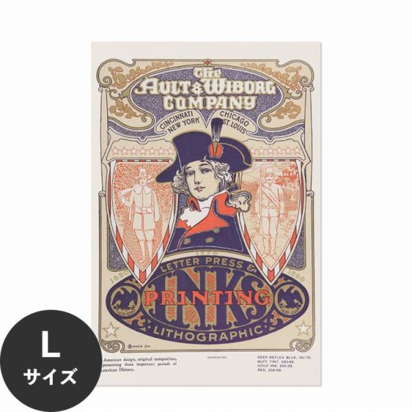 世界中の美術・芸術作品の中から厳選したデザインをアートポスターにしました！賃貸OK◎ 水に浸すだけで貼れて剥がせる、画鋲やテープ跡を気にせずポスターが楽しめます。■オハイオ州シンシナティにあった印刷インキ、顔料メーカーThe Ault an...