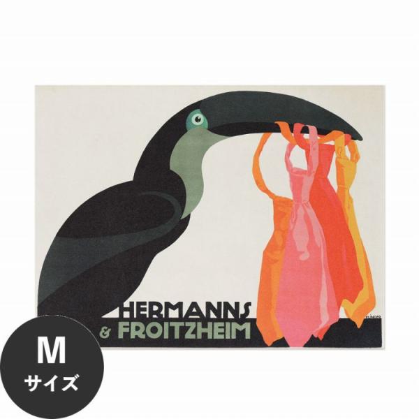 Hattan Art Poster ハッタン アートポスター水だけで貼れる アートポスター です。剥がせるので、賃貸でもポスターが楽しめます。■衣料品会社Hermanns＆Froitzheimの広告ポスター▼サイズ約60cm x 45cm▼...