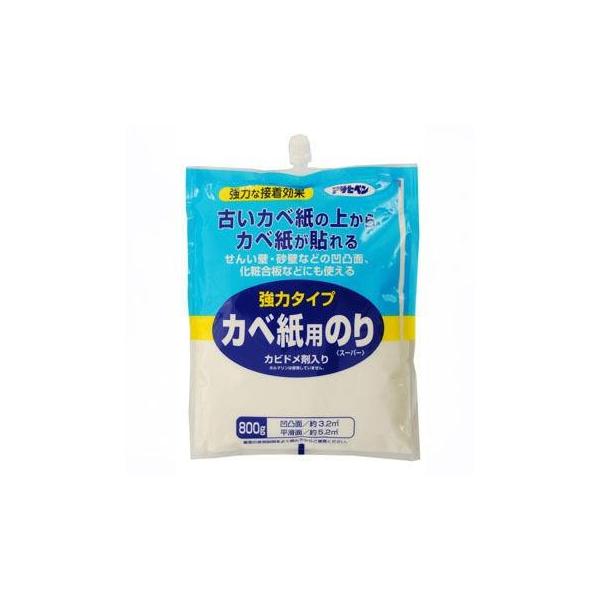 ▼商品詳細【容量】800ｇ【使用方法】原液のままご使用ください。※気温5℃以下では使用しないでください。【使用面積（参考）】平滑面：約5.2平米（幅92cmの国産壁紙の場合：約5.6m）（幅52cmの輸入壁紙の場合：約10m）【成分】変性澱...
