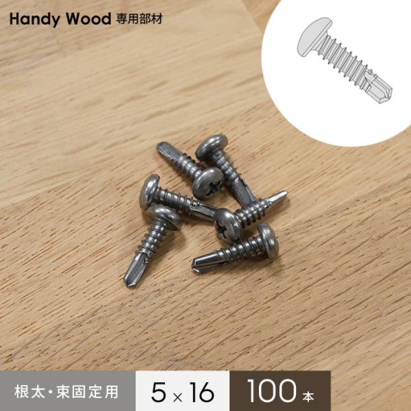 DIY RESTA リスタ 新生活 爆買 根太ビス 人工木 人工木材 木製デッキ【商品説明】人工木ウッドデッキの根太・大引・束・幕板受の固定に！【商品名】ウッドデッキ ハンディウッド専用 ナベテクス 根太・束固定用ビス 5×16 (100本...