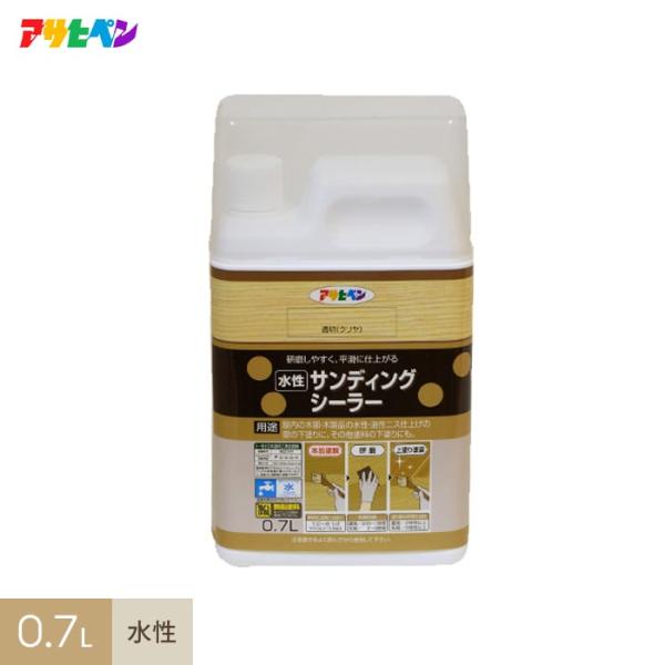 塗料 水性サンディングシーラー 0.7LDIY RESTA リスタ 新生活 爆買 商品品番* WBSS-700-CL WBSS700CL