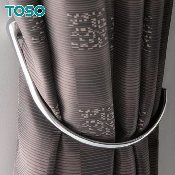 DIY RESTA リスタ 新生活 爆買 トーソー【商品説明】TOSO「アームホルダーB」。可動式のアームでカーテンをスマートにホールド。開口部を広く見せる効果もある1本入りカーテンホルダー。【商品名】カーテンアクセサリー TOSO タッセ...