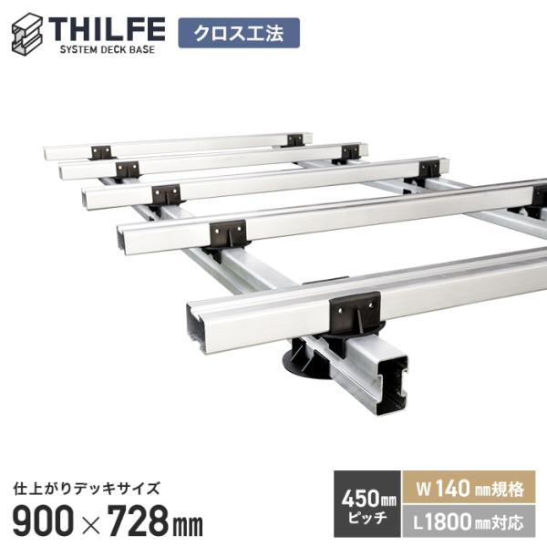 DIY RESTA リスタ 新生活 爆買 送料無料 ウッドデッキ基礎 人工木基礎 ウッドデッキ土台 ウッドデッキ根太 根太基礎 ダブル工法 大引施工 大引き ウッドデッキ束 ウッドデッキキット 組立ウッドデッキ 木製デッキ シルフ【商品説明...