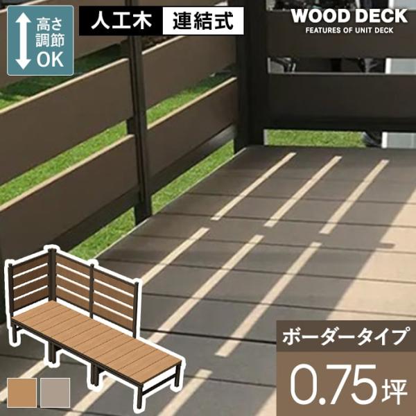DIY RESTA リスタ 新生活 爆買 送料無料 ウッドデッキ 人工木 デッキ セット キット フェンス フェンス付き 簡易デッキ 組立式 組み立て式 組立キット 規格サイズ 既製サイズ diy 縁台 エクステリア【商品説明】人工木デッキ...