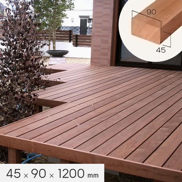 DIY RESTA リスタ 新生活 爆買 ウッドデッキ材 天然木 木製デッキ【商品説明】耐久性・強度・形状安定性に優れる、天然木ウッドデッキの定番木材。【商品名】ウッドデッキ材 ウッドデッキ ウリン 無塗装 45×90×1200【商品品番】...
