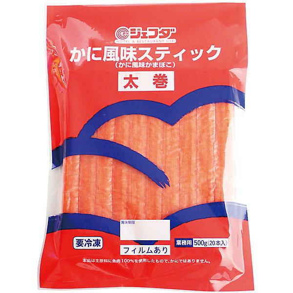 太巻の具材に最適です。太巻の具材としたときに、両端からほんの少し顔を出す、１９ｃｍにカットしてあります。原材料魚肉（アメリカ）、卵白（卵を含む）、砂糖、食塩、魚介エキス（えび・かに・魚醤（魚介類）を含む）、植物油、大豆たん白、でん粉（小麦を...