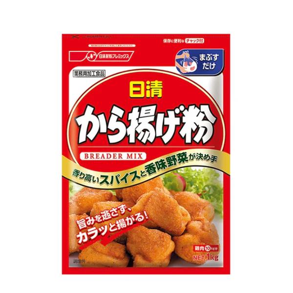 まぶすだけ、旨み倍増。チキン×ねぎのダブルエキスで深いコク。チキンエキスとねぎエキスのダブルの旨みをベースに、数種のスパイスと香味野菜をきかせた、香り高く深い味わい。まぶすだけでから揚げ本来のおいしさであるジューシーさを保ちます。しかも粉落...
