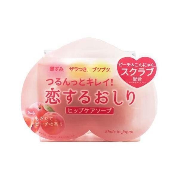 ＊ネコポスでの発送のため、配送中に商品パーケージにへこみなどが発生する可能性がございます。そちらご理解の上ご注文を頂きますようお願い申し上げます。【恋するおしり ヒップケアソープの商品詳細】●おしりの黒ずみ・ザラつき・ブツブツを洗うヒップケ...