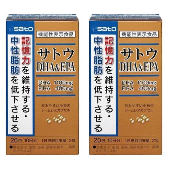 2つの機能性を持つDHA・EPA配合の機能性表示食品機能性関与成分として、DHA1100mg、EPA400mg（1日目安量2包あたり）を配合した機能性表示食品です。DHA・EPAには、認知機能の一部である記憶力（数・ことば・状況などの情報を...