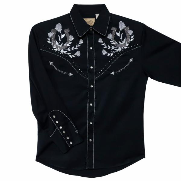 【メーカー】　Scully スカリー【素　材】　ポリエステル 65% レーヨン 35%【カラー】　ブラック【サイズ詳細】S/肩幅 49.5cm  胸囲 112cm  袖丈 61cm  首周り 40.5cm  着丈 76cmM/肩幅 51.5...