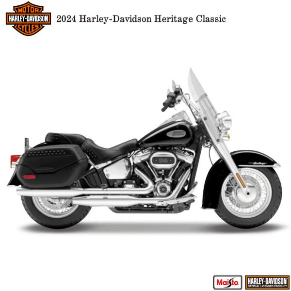 【製品仕様】■ブランド : Maisto/Harley Davidson■品番 : 2024 Harley-Davidson Heritage Classic■カラー : ブラック■カテゴリ : ホビー（フィギュア）■サイズ : 約 H10...