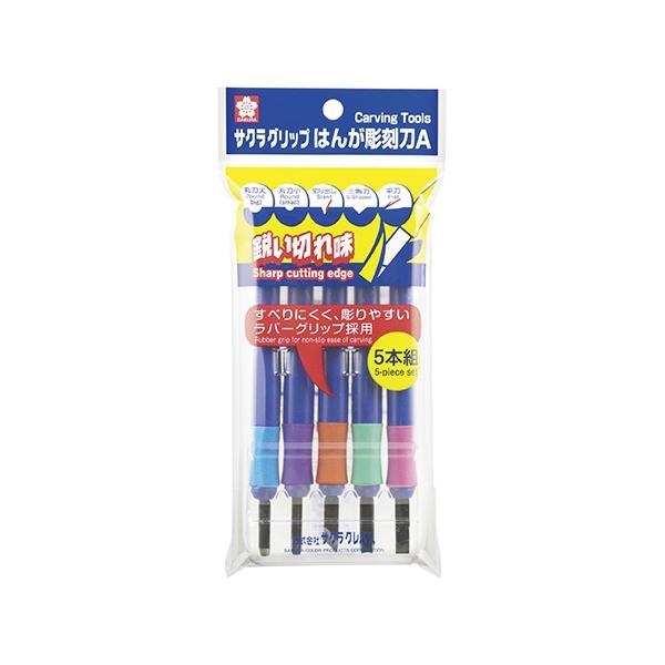 ●仕様：５本組●セット内容：丸刀小，丸刀大，切り出し，三角刀，平刀