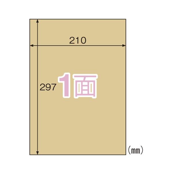 ●規格：Ａ４判１面●１片寸法：縦２９７×横２１０ｍｍ●紙種：クラフト紙●総紙厚：０．２１ｍｍ