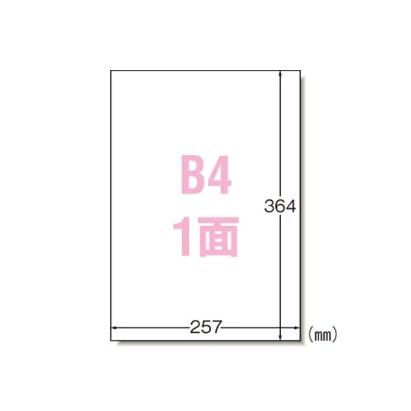 ●規格：Ｂ４判１面●１片寸法：縦３６４×横２５７ｍｍ●紙種：上質紙，レーザー専用塗工●総紙厚：０．１３ｍｍ