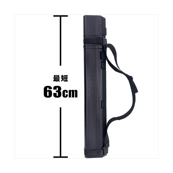 ●仕様：Ａ２〜Ａ０用●外寸：径１００×長６３０〜９８０ｍｍ●材質：本体＝ＰＥ，ベルト＝ナイロン