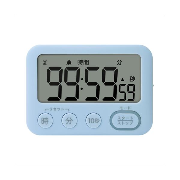 最大100時間まで時間が計れるので、長時間の試験対策や実験などの計測にも使えます。●音のON/OFF設定が可能で、タイムアップを光でお知らせします。●見やすい角度で自立するスタンドつき。裏面には磁石付きでスチール面に貼りつきます。●【めざせ...