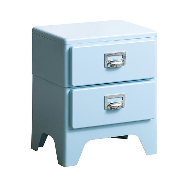 ツヤ感と丸みのあるデザインがレトロ可愛い多段チェスト『Cran（クラン）』。幅39.5cmのスリムサイズでどんな場所にも置けます。段数は2・3・5段の3タイプあり収納したい物に合わせてお選びいただけます。クリーム、ライトブルー、ライトグリー...