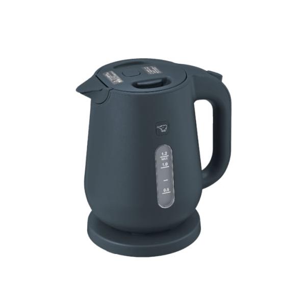 ちょっと大きめがうれしい大容量タイプ。【商品仕様】品番：CK-VB12-BMJAN：4974305230966メーカー：象印マホービン発売月2025年9月カラー：ソフトブラック定格容量（L）：1.2消費電力湯沸かし時（W）：1300湯沸かし...